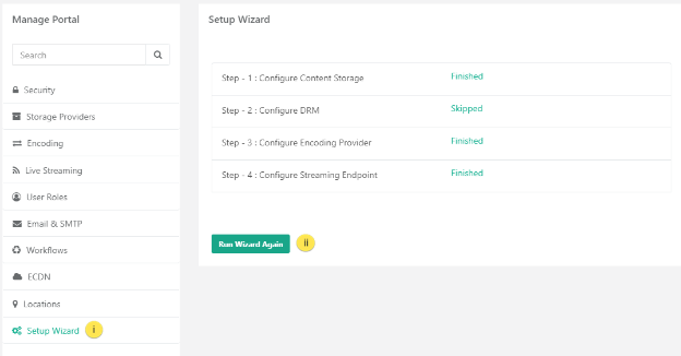 How to Configure Azure Media Services (AMS) Storage with AMS Standard Encoder using Setup Wizard